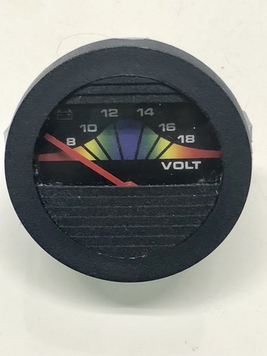 TELEFLEX MULTI COLOR BOAT VOLT~VOLTS~VOLTMETER GAUGE~MARINE~New Old ...