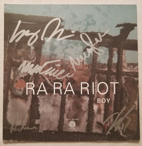 Ra Ra Riot Autographed Boy Split 7 Inch Vinyl With Stornoway Feel Up | eBay