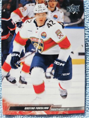 2022-23 UD Extended Series Base #565 Gustav Forsling - Florida Panthers ...