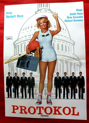 PROTOCOL 1984 GOLDIE HAWN CHRIS SARANDON HERBERT ROSS RARE EXYU MOVIE ...