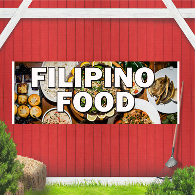 Filipino Food Indoor Outdoor Vinyl Banner Design | eBay
