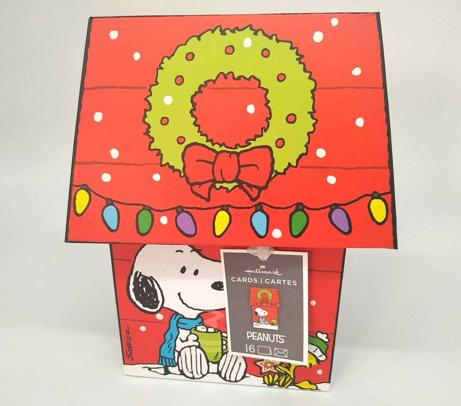 Snoopy Peanuts Cards 16 Card Box Set, House theme | eBay