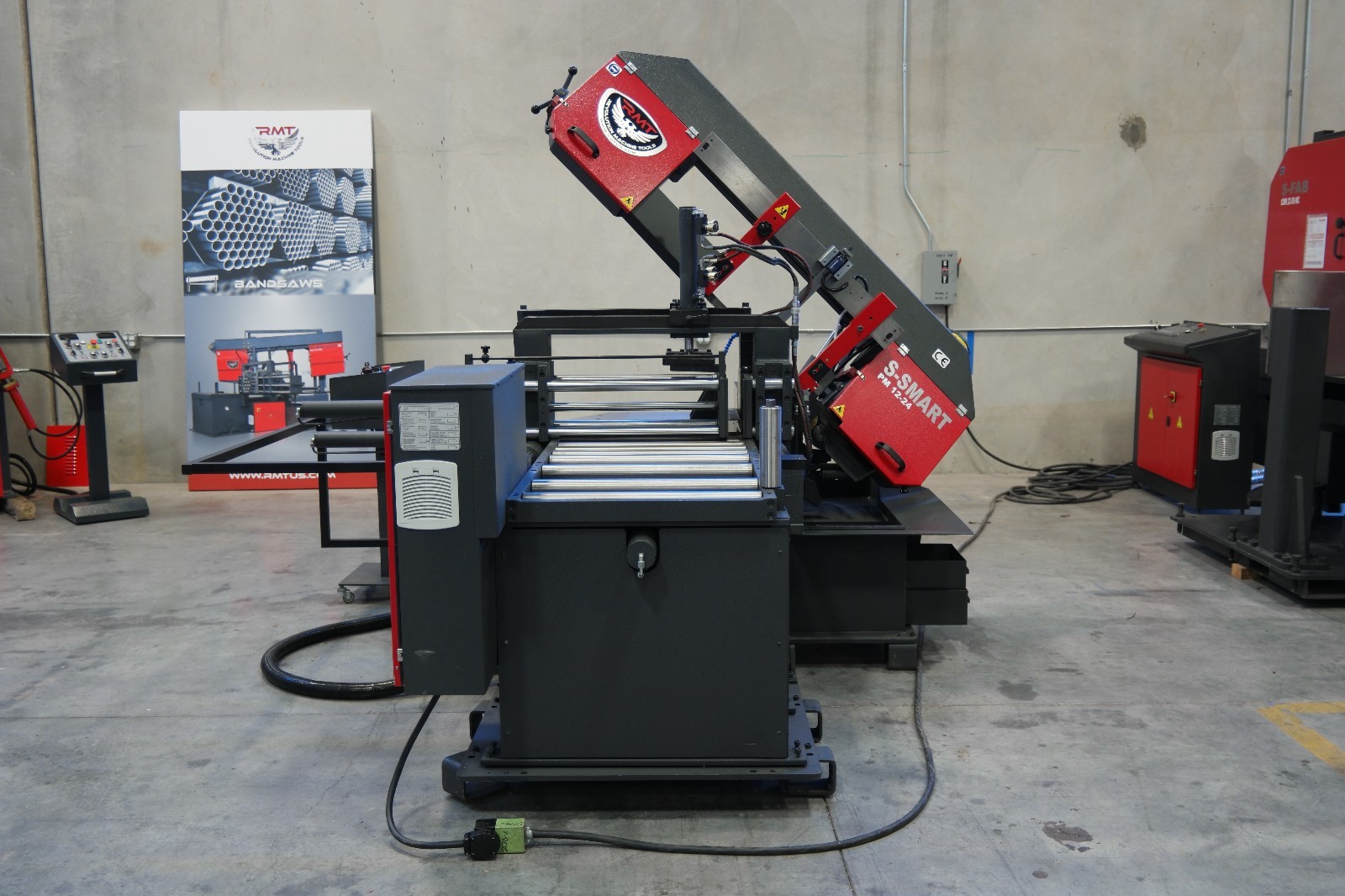 NEW FULLY-AUTOMATIC Automatic Horizontal Band Saw RMT S-SMART PM 12"x24 ...