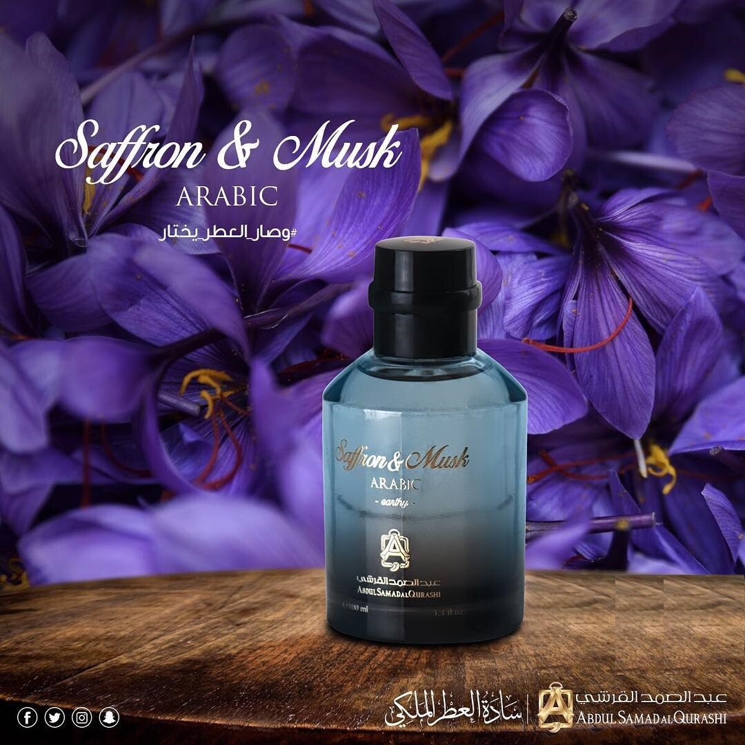 Saffron & Musk by Abdul Samad Al Qurashi 100ml Spray - Express Shipping ...