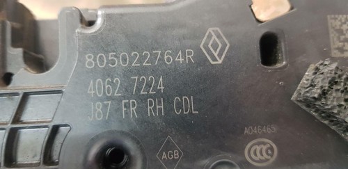 RENAULT CAPTUR LOCK MECHANISM LEFT FRONT DOOR LOCK, J87, 08/14 ...