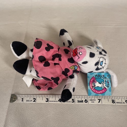 NWT Maggie Moo's Ice Cream Indianapolis Mascot Mini Plush Stuffed Moos ...