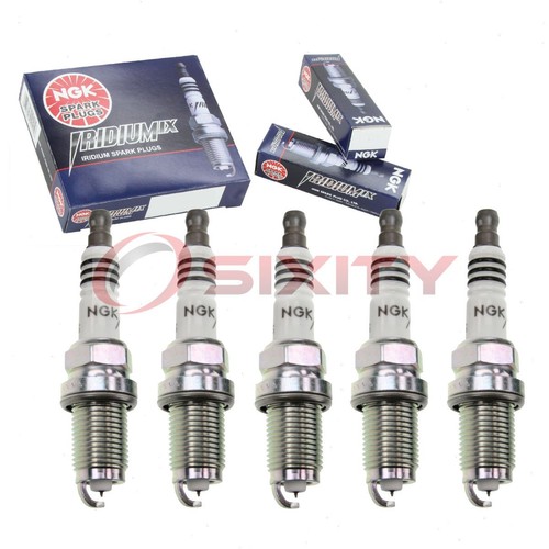 5 pcs NGK Iridium IX Spark Plugs for 2006-2009 Volkswagen Rabbit 2.5L ...