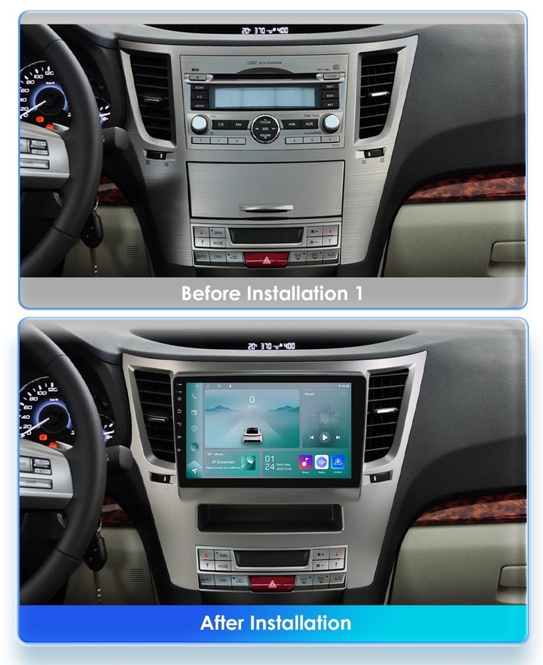 Apple Carplay For Subaru Legacy Outback 2009-2014 GPS Navi Car Stereo ...