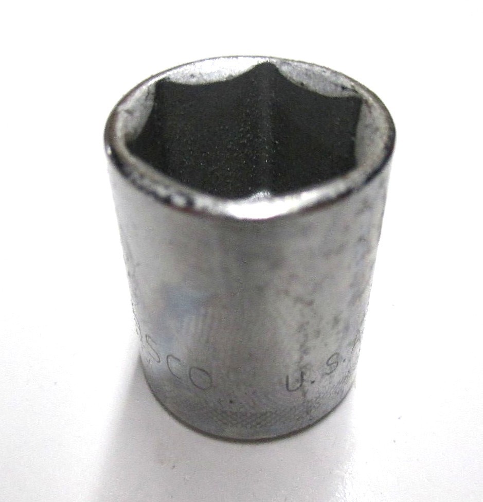 Easco Tools 6pt. 3/8" Drive Deep Socket 9/16 Chrome 521118 *MADE IN THE ...