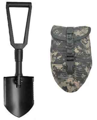 USGI Military GERBER E TOOL ENTRENCHING TOOL SHOVEL w ACU COVER CARRIER ...