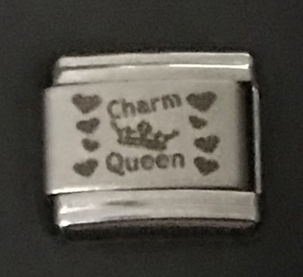 Charm Queen WHOLESALE LASER ITALIAN CHARM Link 9MM L1 | eBay