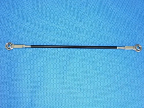 BLACK SHIFT LINKAGE SHIFTER ROD FOR FORWARD CONTROLS HARLEY SOFTAIL ...