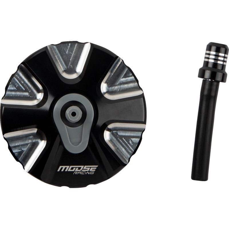 Moose Racing - T03-5111BK - Colored Gas Caps, Aluminum - Black for sale ...