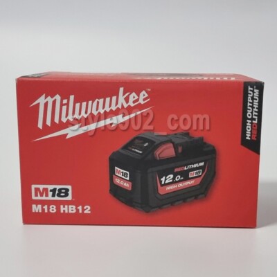 Original Milwaukee M18 HB12 HIGH OUTPUT 12.0Ah Battery - FedEX | eBay