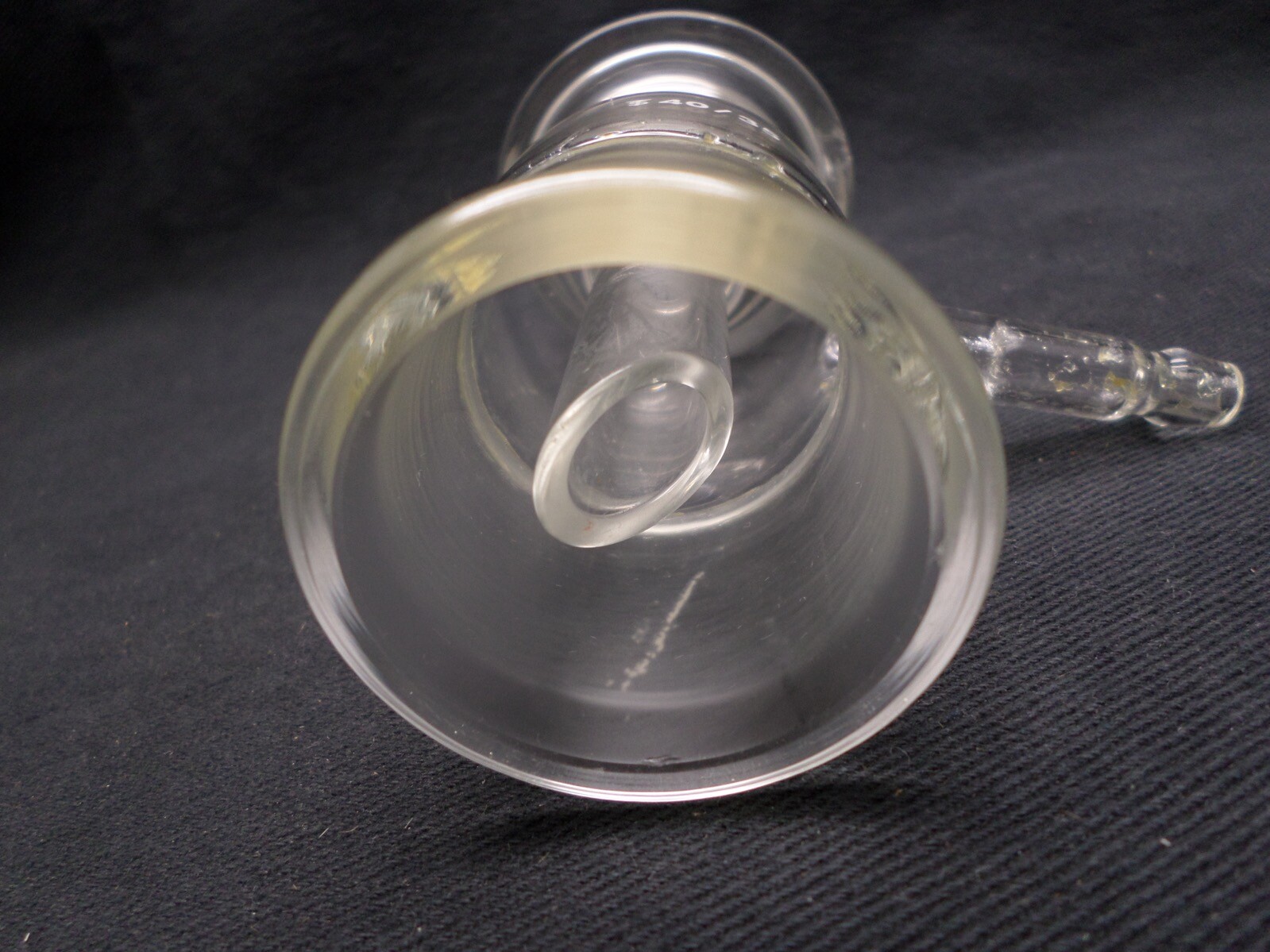 Glass 47mm Vacuum Micro Filtration Fritted Support Base Tubulated 8mm ...