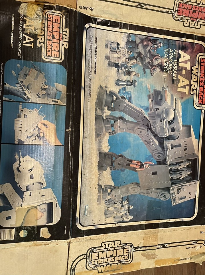 Vintage 1981 Original Kenner Star Wars AT-AT Walker Vehicle Empire ...
