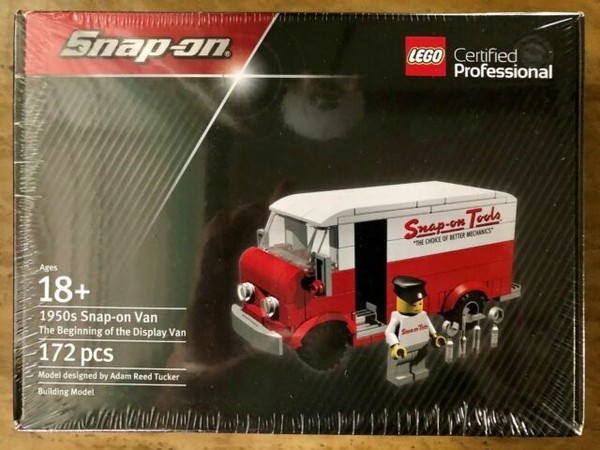 LEGO Kit Snap on Tools 1950s Van Truck SSX17P136 172 PC for sale online ...