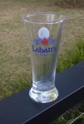 Lovely Vintage Canadian Labatt's Pilsener Biére Beer Glass *300ml ...