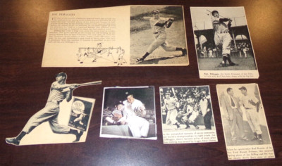 Joe DiMaggio Baseball Newspaper Clippings Vintage Yankees | eBay