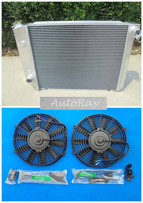 Radiator +Fans Ford Falcon XA/XB/XC/XD/XE Fairmont Cleveland 302/351 V8 ...