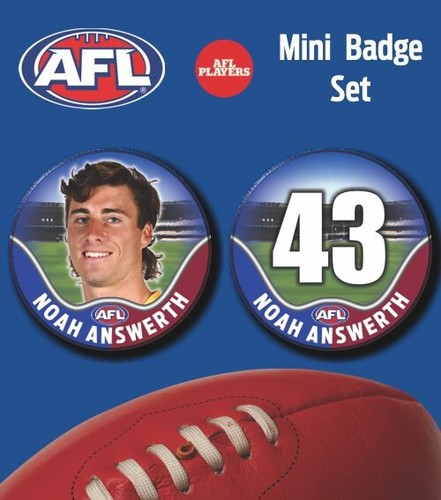 2022 AFL Brisbane Lions - ANSWERTH, Noah | eBay