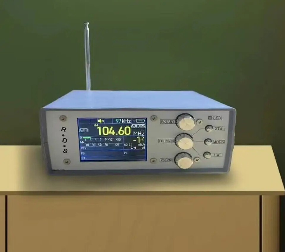 Desktop TEF6686 FM SW/MW/LW DSP RDS Stereo Radio Receiver with One ...