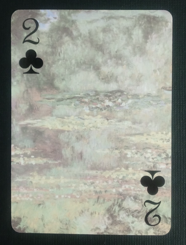 Masterpiece Playing Card Water Lily Pond 2 Clubs | eBay