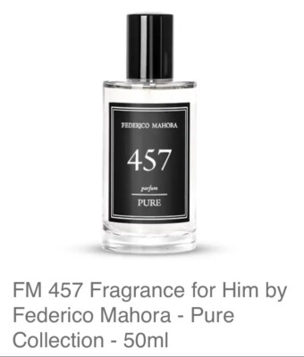 FM 457 Pure Collection Federico Mahora Perfume for Men 50ml ...