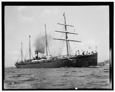 SS Spaarndam,ocean liners,water vessels,boats,ships,Detroit Publishing ...