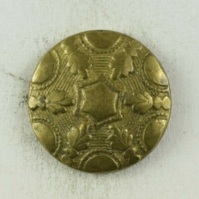 1820s-30s Golden Age Hexagonal Radial Design Button E3CT | eBay