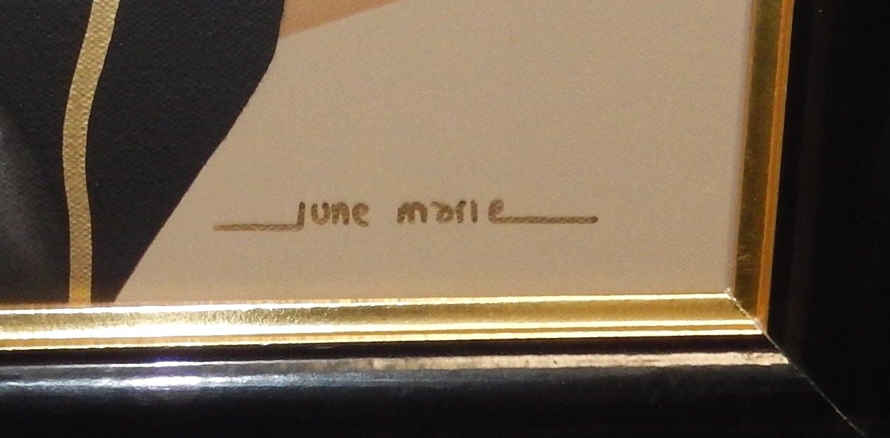 JUNE MARIE ORIGINAL OIL ON CANVAS WITH FEATHERS & EARRINGS PAINTING | eBay