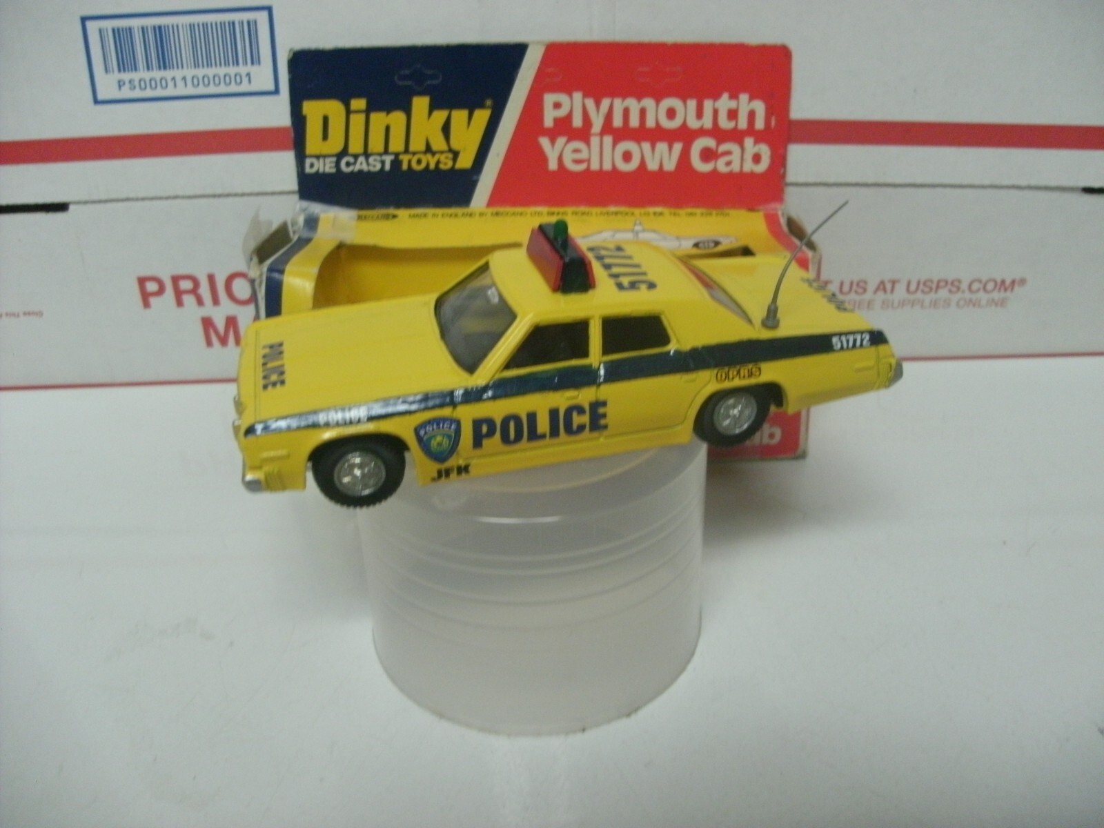 Dinky #278 Plymouth Fury PORT AUTHORITY OF NY/NJ POLICE OPERATIONS CAR ...