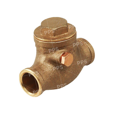 1/2"in-4"in Lead Free Brass Swing Check Valve Sweat Connections Pipe ...