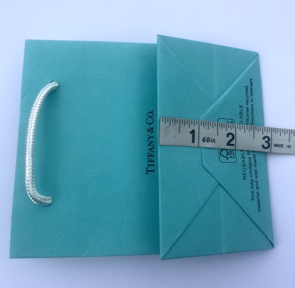 TIFFANY & Co. small blue Paper Gift Bag- New. | eBay