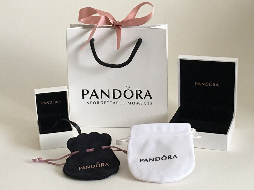 Original PANDORA Gift Bag, Charm Box, bag,Velvet Pouch, ring box ...