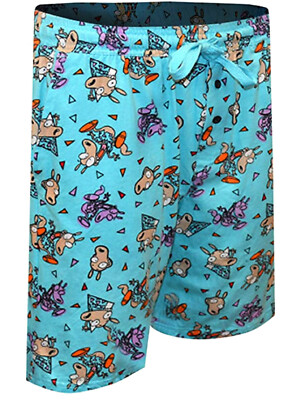 Nickelodeon Rewind Rocko's Modern Life Men's Lounge Sleep Shorts -NWT ...