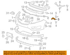 Chevrolet GM OEM Aveo5 Front Bumper Grille Grill-access Cover Left ...