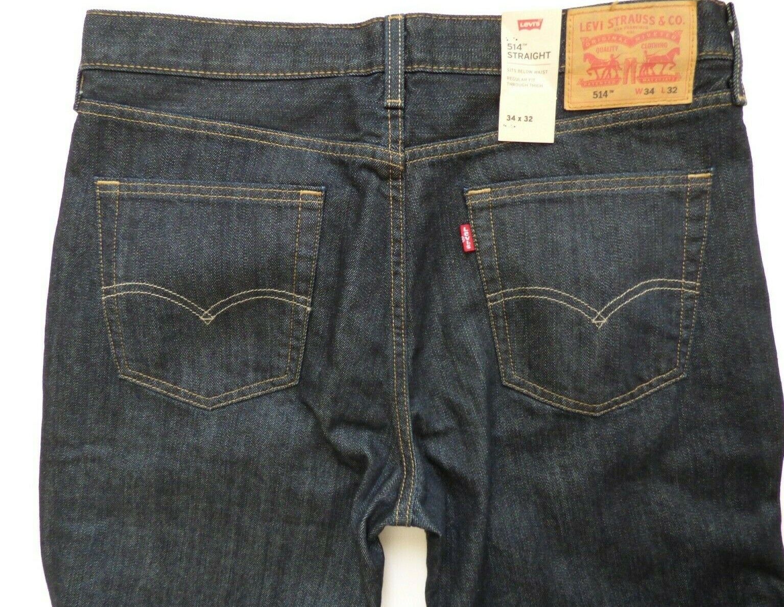 Men's Levi's 514 Straight Fit Jeans Tumbled Rigid - 005144010 | eBay