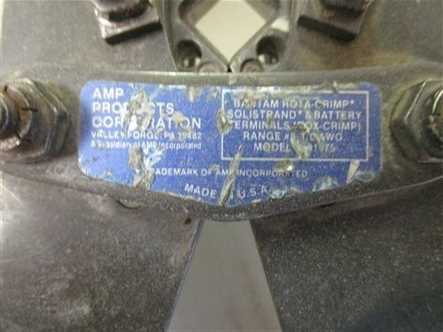 AMP 601075 BANTAM ROTA-CRIMP HAND RACHET CRIMPER # 8 - 1/0 AWG GAUGE | eBay