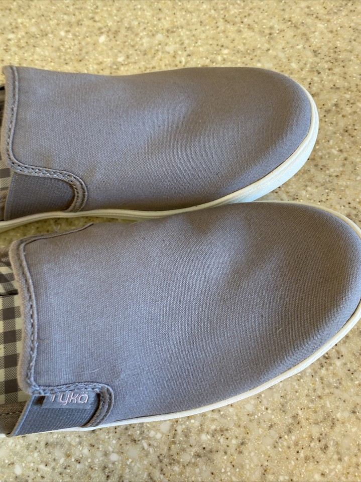 Ryka Valerie Gray Memory Foam Mules Slip On Shoes Size 9.5M | eBay