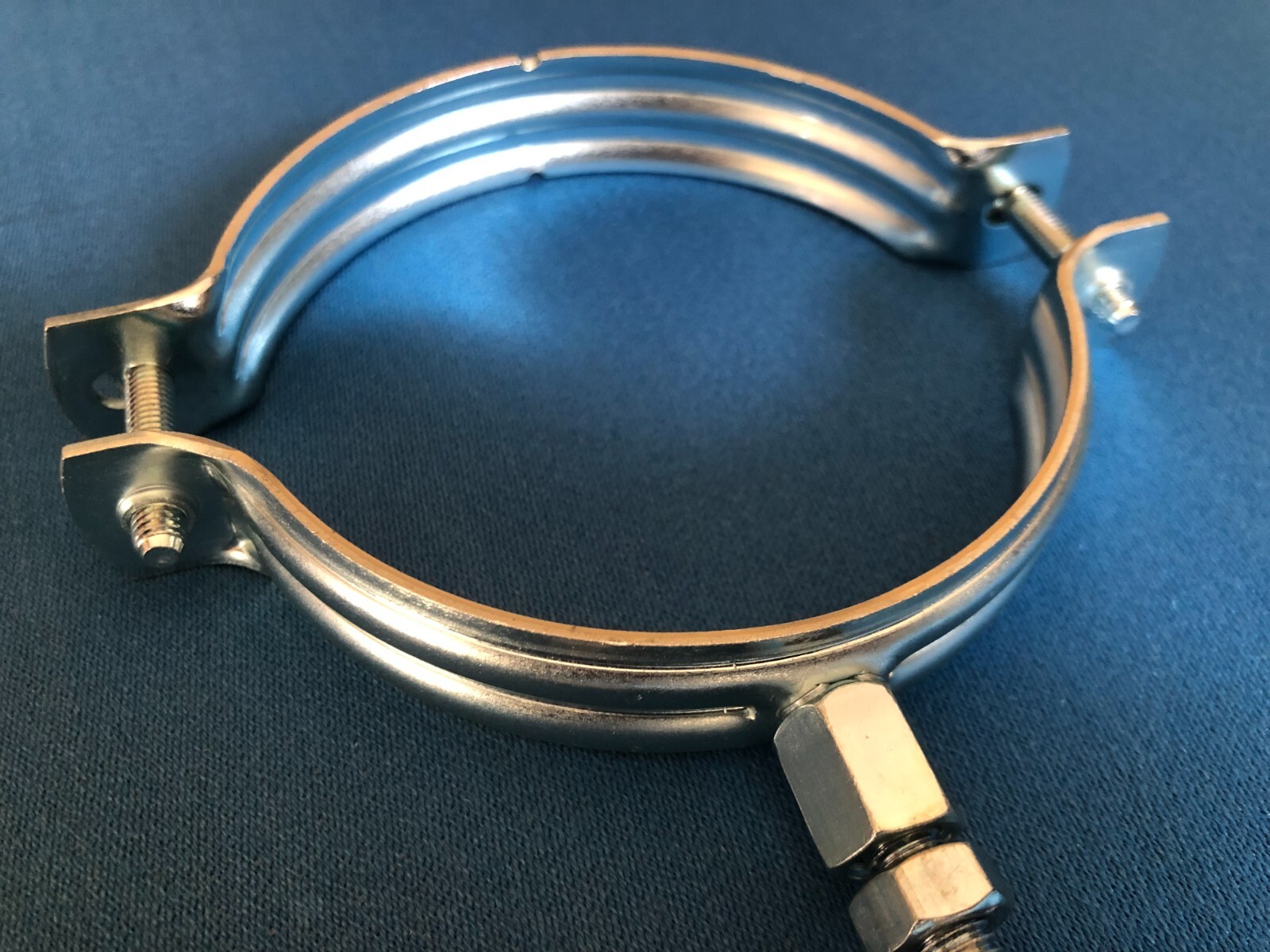 3 pack universal adjustable boiler flue clip support bracket 100mm - 4 ...