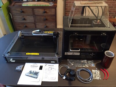 Emblaser 1 Laser Cutter and Flashforge Creator Pro 3D Printer | eBay
