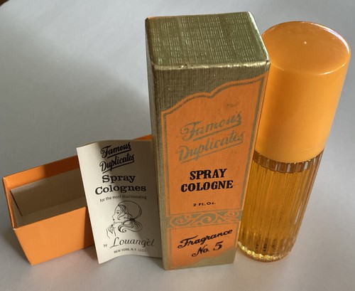 Vintage Famous Duplicates No 5 Spray Cologne In Original Box Full Rare ...