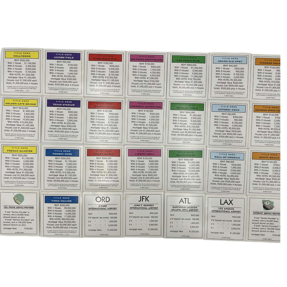 Monopoly Chance Cards Pdf Monopoly Chance & Community Chest Cards