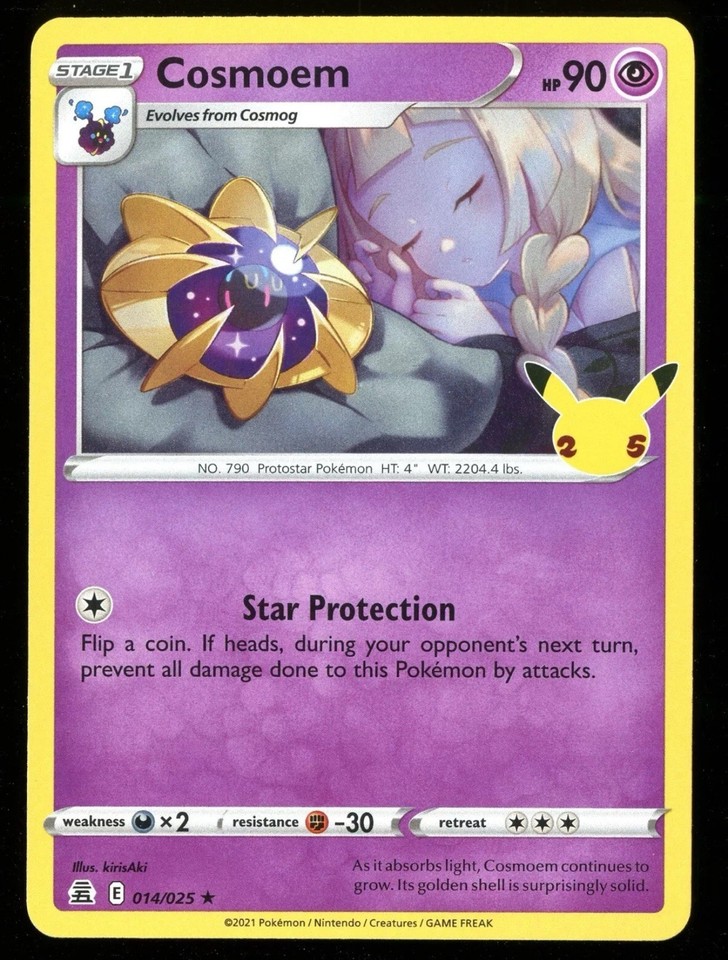 Cosmoem 014/025 Holo Rare - Celebrations - Pokemon Card | eBay