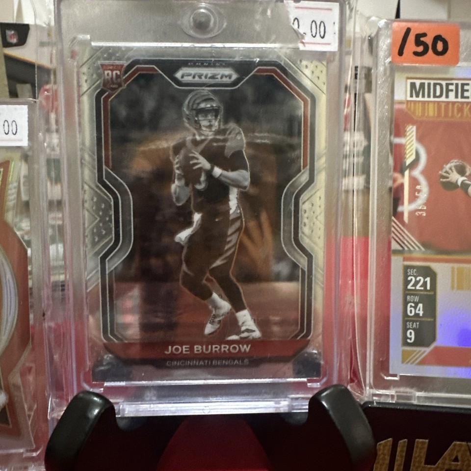 Joe Burrow (4) Card Lot, (2) RC Cards (1) /50 & Select Silver | eBay