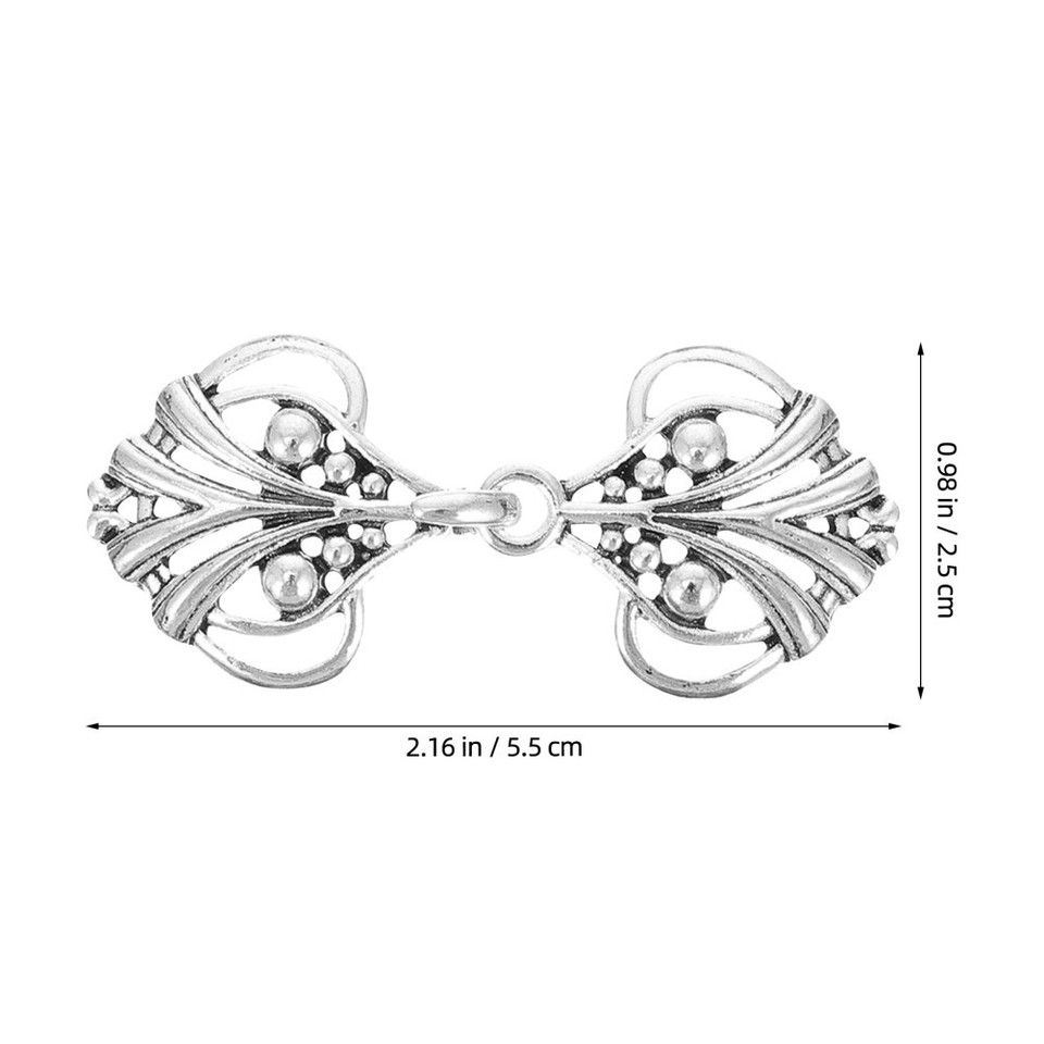 5 Pairs Clothing Clips Shawl Decorative Cloak Clasps Cardigan Fasteners ...