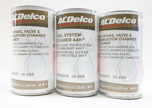 NEW ACDelco Air Intake&Fuel System Cleaner Kit 10-260/10-208 3 Bottles ...