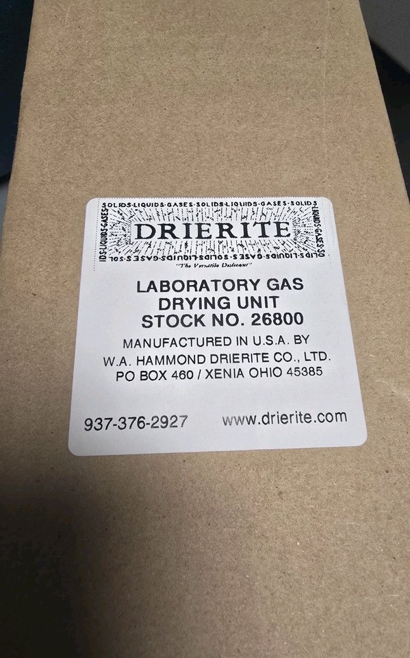 Drierite 26800 Polycarbonate Drying Column, 200 L/hr, 90 psi | eBay