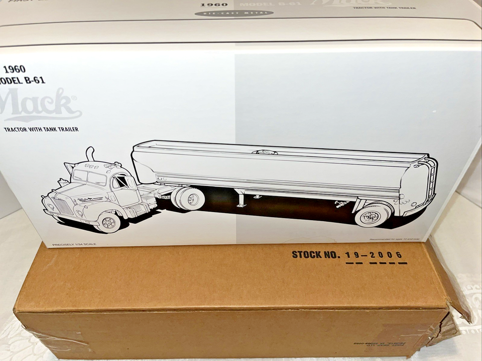 British Petroleum 1960 Model B-61 MACK Tractor & Tank Trailer FIRST ...